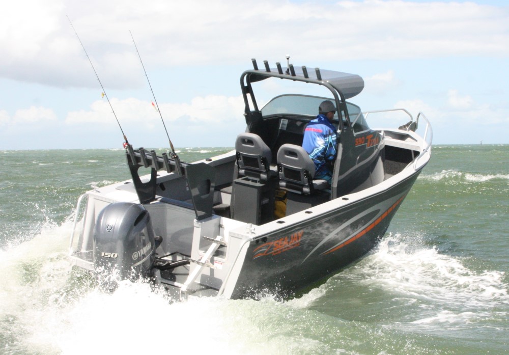 Sea Jay 590 Titan | Centre Cabin Aluminium Fishing Boat | Whitewater Marine