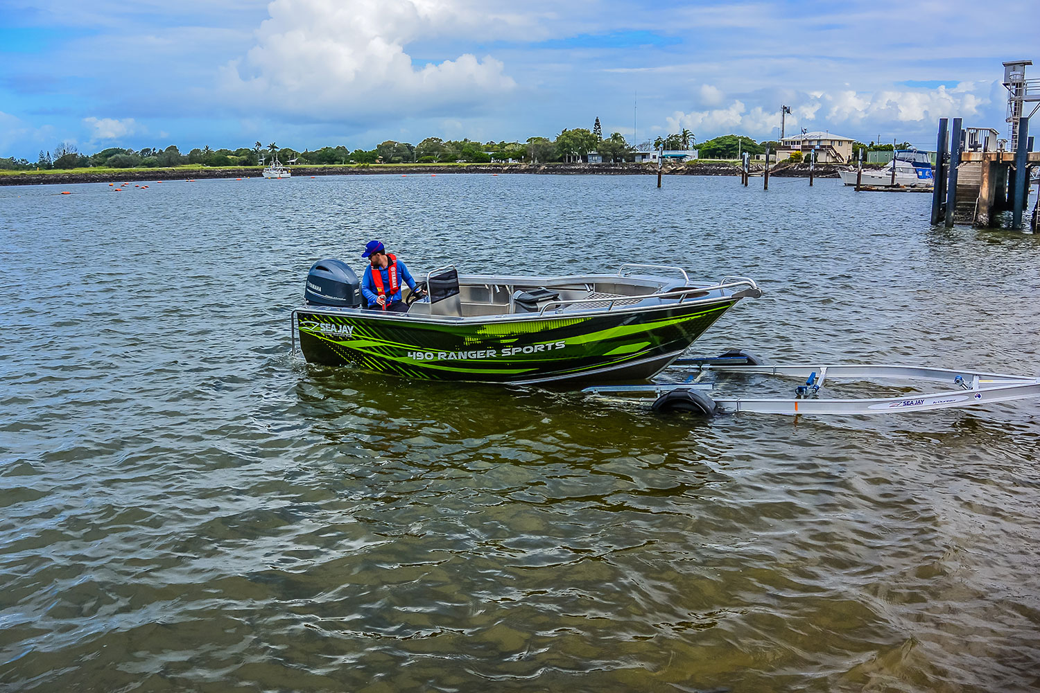 Sea Jay 490 Ranger Sports (side console) | Aluminum Boats | Whitewater ...